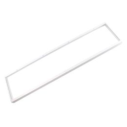 LUXULA LED-Panel Aufbaurahmen LX0716, 120x30 cm, steckbar, wei&szlig;