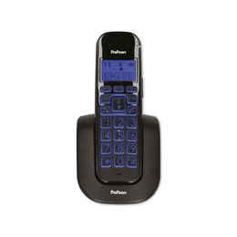 PROFOON DECT-Telefon PDX-2808, mit gro&szlig;en Tasten, schwarz