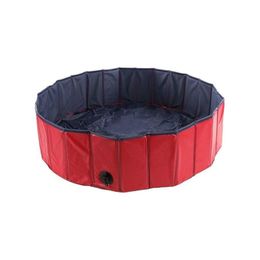 Flamingo Doggy Splash Pool Blue/Red M - 120X30