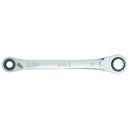 wiha Doppelring-Ratschenschl&uuml;ssel, 45421, 4in1, umschaltbar