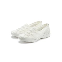 Lascana Sneaker 'Slip-On-Sneaker' weiß Gr. 36 für Damen. Mit Spitze