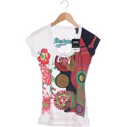 Desigual Damen T-Shirt, weiß, Gr. 36