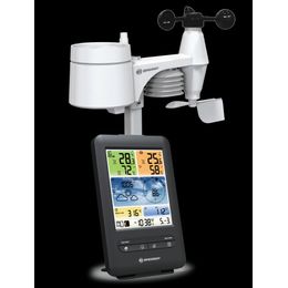 BRESSER WLAN Farb-Wetter Center mit 5-in-1 Profi-Sensor V