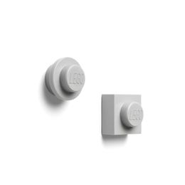 Lego MAGNET SET ROUND AND SQUARE - GREY