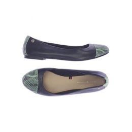 Tommy Hilfiger Damen Ballerinas, marineblau, Gr. 36