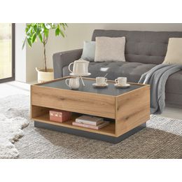 Couchtisch Inosign "City/Giron" Tische Gr. B/H/T: 90 cm x 38 cm x 60 cm, schwarz (eichefarben, anthrazit) Breite 90 cm