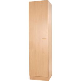 Seitenschrank KOCHSTATION "KS-Elster" Schränke Gr. B/H/T: 50 cm x 200 cm x 50 cm, 1 St., braun (buchefarben) Breite 50 cm