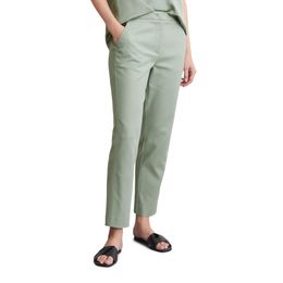 Marc O'Polo Chinohose MARC O'POLO "aus Organic-Cotton-Stretch-Viskose-Mix" Gr. 36, Normalgrößen, grün Damen Hosen