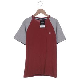 Fred Perry Herren T-Shirt, rot, Gr. 46