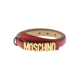 Moschino Damen Gürtel, rot, Gr. 95