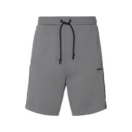 Sweatshorts BOSS Green "Headlo 1" Gr. L, N-Gr, beige (dark beige251) Herren Hosen mit Gesäßtasche