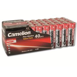 CAMELION Mignon-Batterie-Set Plus Alkaline, 40 St&uuml;ck