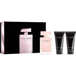 Narciso Rodriguez Damendüfte for her Geschenkset Eau de Parfum Spray 50 ml + Shower Gel 50 ml + Body Lotion 50 ml