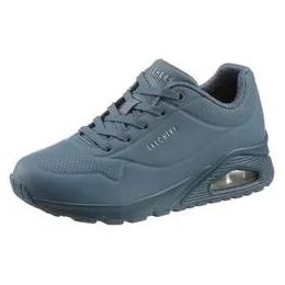 Wedgesneaker Skechers "Uno - Stand on Air" Gr. 37, blau Damen Schuhe Modernsneaker Sneaker low mit feiner Perforation, Freizeitschuh, Halbschuh, Schnürschuh