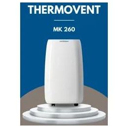 A (A+++ bis D) THERMOVENT 3-in-1-Klimagerät "MK 260" Klimageräte Kühlen, Entfeuchten, Umluftbetrieb weiß