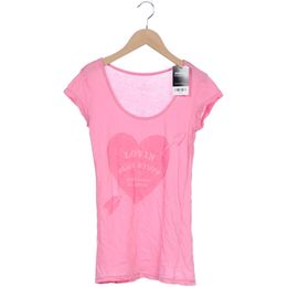 Herrlicher Damen T-Shirt, pink, Gr. 36