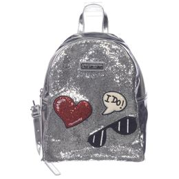 Love Moschino Damen Rucksack, grau, Gr.