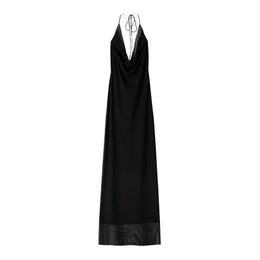 Bershka Kleid Damen Größe 38 schwarz Winterkleid