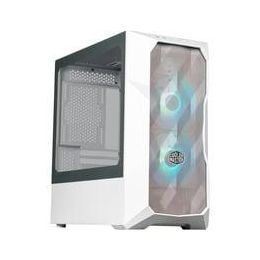 Cooler Master MasterBox TD300 Mesh, Tower-Geh&auml;use wei&szlig;, Tempered Glass