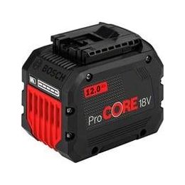 Bosch Akku ProCORE 18V 12.0Ah Professional schwarz/rot, AMPShare Alliance
