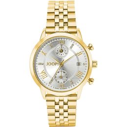 JOOP! Chronograph JOOP "2025961" Armbanduhren goldfarben Damen Armbanduhr, Quarzuhr, Damenuhr, Stoppfunktion