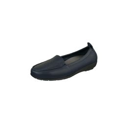 Natural Feet Damen Mokassin "Marie", Gr. 39, blau, Leder, Schuhe, aus weichem Hirschleder