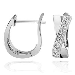 Goldmaid Damen Paar Creolen, Silber 925 (Sterlingsilber), silber, Silber 925 (Sterlingsilber), Ohrringe