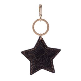 Gretchen Damen Schl&uuml;sselanh&auml;nger "Star Keyring", gold, Schl&uuml;sselanh&auml;nger, aus italienischem Kalbsleder