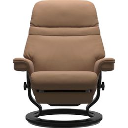 Relaxsessel stressless, B:88cm H:103cm T:78cm, braun, Leder BATICK: BATICK ist ein leicht korrigiertes, durchgefärbtes und genarbtes Möbelleder, bei