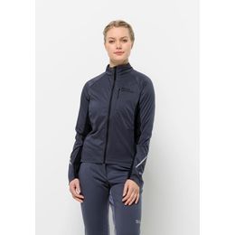 Jack Wolfskin Damen Fahrradjacke "MOROBBIA ALPHA INS JKT W", grau, Gr. XS, 1. OBERSTOFF 100% POLYAMID 2. OBERSTOFF 88% POLYAMID, 12% ELASTHAN