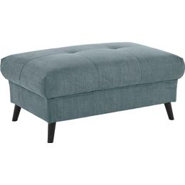 Polsterhocker COTTA, B:100cm H:45cm T:64cm, grau, 100% Polyester, Hocker, "Mia"