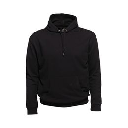 Herren Kapuzensweatshirt, schwarz, Gr. 4XL, Ahorn Sportswear, bestickt, 100% Baumwolle, Sweatshirts, in schlichtem Design
