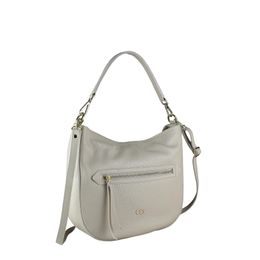 Damen Schultertasche "Summer", Collezione Alessandro, beige, Leder, Taschen, aus italienischem Leder