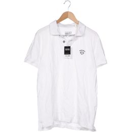 CAMP DAVID Herren Poloshirt, weiß, Gr. 54