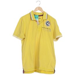 Napapijri Herren Poloshirt, gelb, Gr. 54