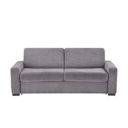 switch Schlafsofa aus Cord Vanila ¦ grau ¦ Maße (cm): B: 220 H: 87 T: