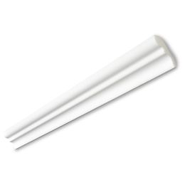 Decosa&reg; Zierprofil 'Silvana' Wellenotik wei&szlig; 200 x 4 x 5 cm