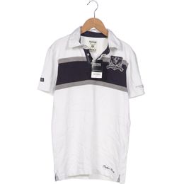 Tom Tailor Herren Poloshirt, weiß, Gr. 46