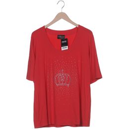 Ulla Popken Damen T-Shirt, rot, Gr. 46