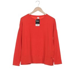 BOSS Orange Damen Langarmshirt, rot, Gr. 38