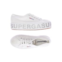 Superga Damen Sneakers, weiß, Gr. 38