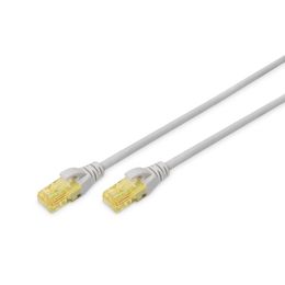 Digitus Patch-Kabel RJ-45 (M) zu RJ-45 (M) 0.5m Kupfer U/UTP Cat 6a grau (DK-1613-A-005)