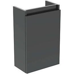 Ideal Standard Plus Handwaschbeckenunterschrank R0271TI Grau glänzend lackiert, 345x202x550mm, Tür 1, Anschlag links/rechts