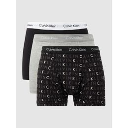 Calvin Klein Underwear Trunks mit Logo-Bund im 3er-Pack