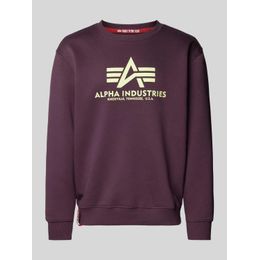 Alpha Industries Sweatshirt mit Label-Print