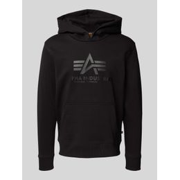 Alpha Industries Hoodie mit Label-Print