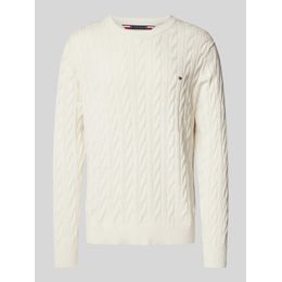 Tommy Hilfiger Strickpullover mit Zopfmuster