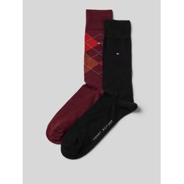 Tommy Hilfiger Socken mit Label-Detail im 2er-Pack