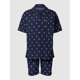 Polo Ralph Lauren Underwear Pyjama mit Allover-Logo Modell 'AOPP WOVEN'