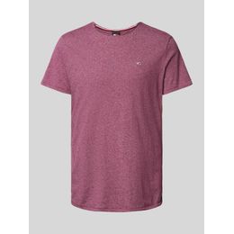 Tommy Jeans Slim Fit T-Shirt mit Logo-Stitching